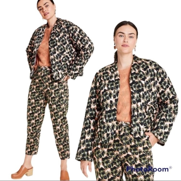 Rachel Comey | Jackets & Coats | Nwot Animal Print Cropped Quilted ...